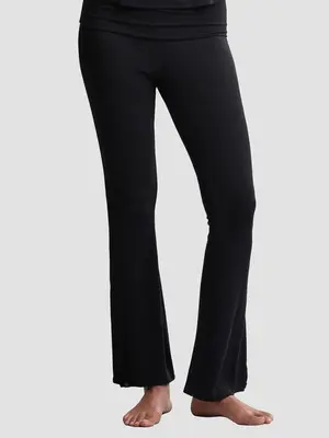 Barefoot Dreams Ultra Soft Rib Fold-over Pants