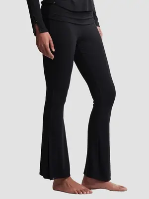 Barefoot Dreams Ultra Soft Rib Fold-over Pants