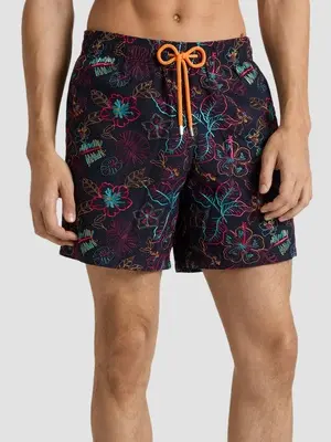 Vilebrequin Mistral Embroidered Swim Trunks
