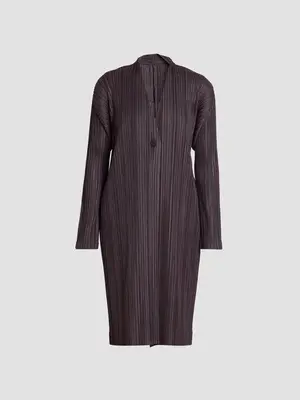 Issey Miyake Pleats Single-button Jacket