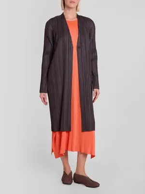 Issey Miyake Pleats Single-button Jacket