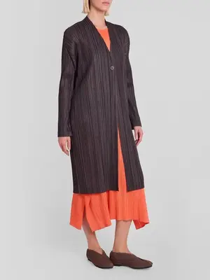 Issey Miyake Pleats Single-button Jacket