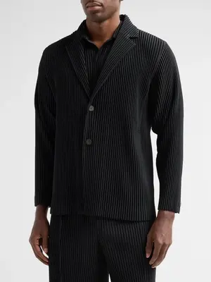 Issey Miyake Pleated Knit Blazer