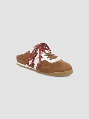 Veronica Beard Nicoline Suede-blend Low-top Sneakers