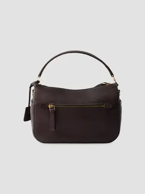 Prada Small Leather Top Handle Bag - Brown