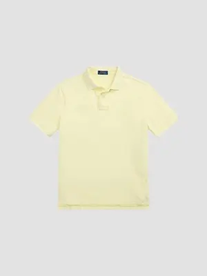 Polo Ralph Lauren Classic-fit Mineral-dyed Mesh Polo Shirt - Lime