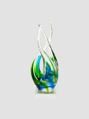DALE TIFFANY Coastal Harmony Handcrafted Art Glass Sculpture