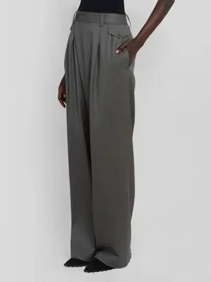 Issey Miyake Lustrous Wool Pants