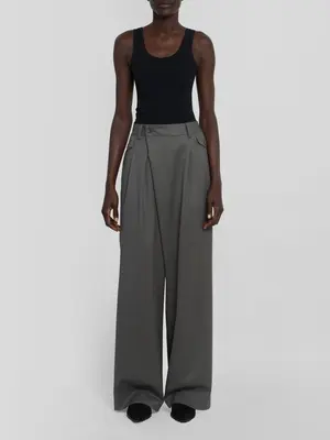 Issey Miyake Lustrous Wool Pants
