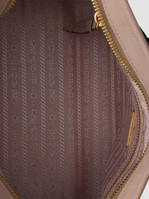 Prada Bonnie Medium Nubuck Leather Handbag - Pink
