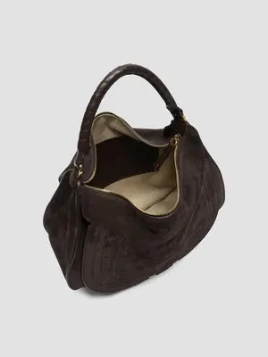 Chloé Large Marcie Suede Shoulder Bag