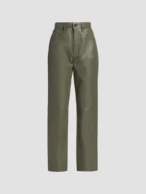SLVRLAKE London Leather Pants - Olive