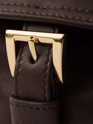 Prada Explore Small Nappa Leather Shoulder Bag - Brown