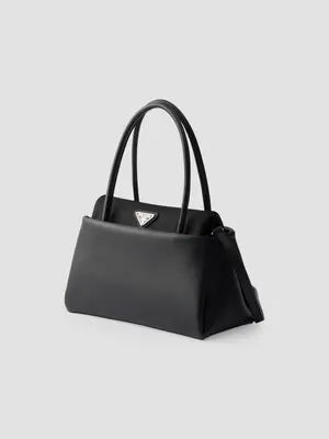 Prada Passage Small Leather Top Handle Bag