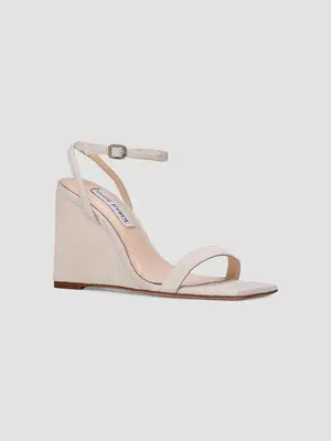 ANNE BARGE Ella Jacquard Wedge Sandals