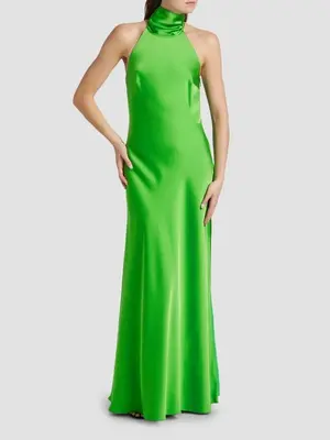 AS IT MAY Isabelle Satin Gown