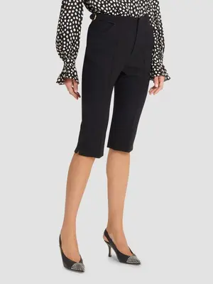 Chloé Seamed Wool Capri Trousers