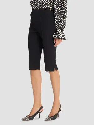 Chloé Seamed Wool Capri Trousers