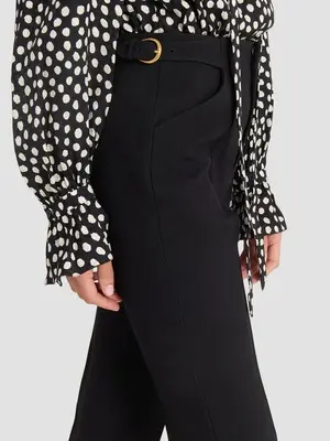 Chloé Seamed Wool Capri Trousers