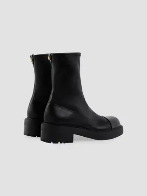 GIUSEPPE ZANOTTI Cap Toe Leather Booties