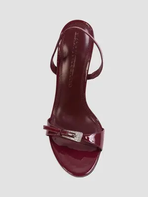BLACK SUEDE STUDIO Romi 100mm Patent Sandals