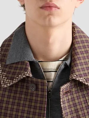 Prada Superfine Wool Polo Shirt - Grey