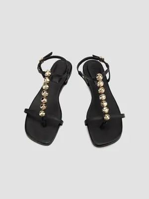 Simkhai Amaya Studded Leather Sandals
