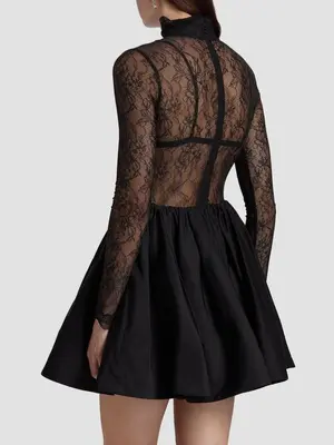 Bcbgmaxazria Stretch Lace Bubble Minidress