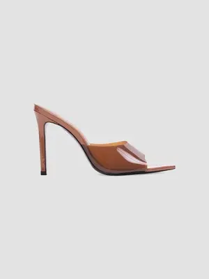 BLACK SUEDE STUDIO Bella High Heel Sandals - Mousse