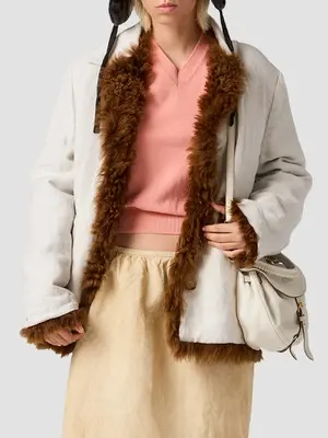 Miu Miu V-neck Wool Cardigan - Pink