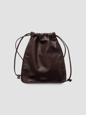 Prada Nappa Leather Smartphone Pouch - Brown