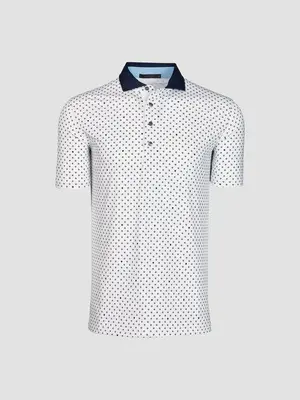 Greyson G Squared Polo Shirt - Arctic