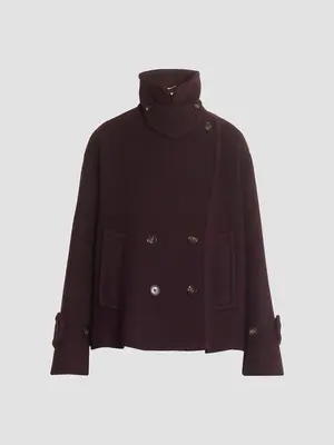 Chloé Double-breasted Wool-blend Coat