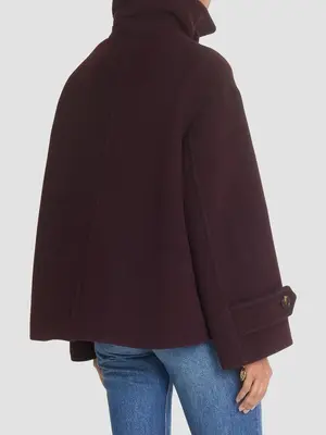 Chloé Double-breasted Wool-blend Coat