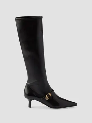 Prada Stretch Nappa Leather Boots - Black