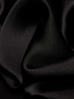 AS IT MAY Eve Crepe & Satin Strapless Gown