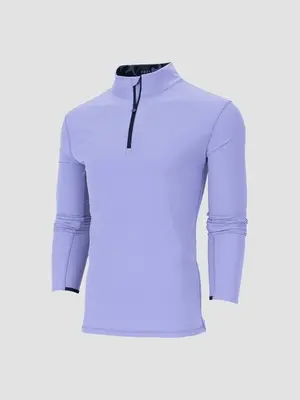Greyson Tate Stretch-nylon Quarter-zip Sweatshirt