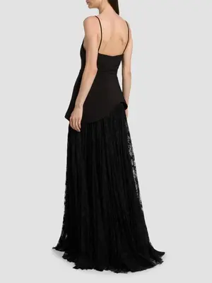 AMUR Leighton Pleated Gown