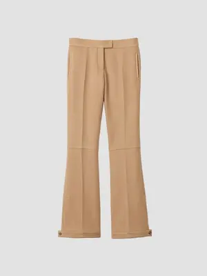 Miu Miu Double Wool Pants - Brown