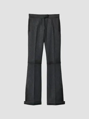 Miu Miu Double Wool Pants - Grey