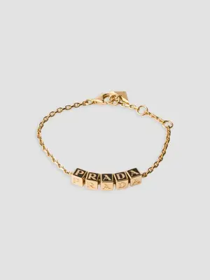 Prada Metal Bracelet - Gold