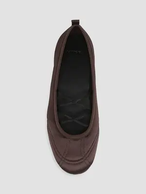 Vince Coralie Satin Ballet Flats