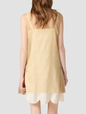 Miu Miu Embellished Tulle Dress