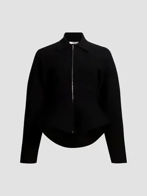 ET OCHS Daphne Knit Zip-front Jacket