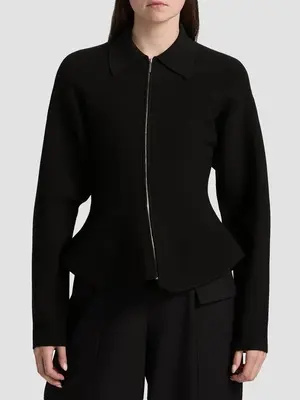ET OCHS Daphne Knit Zip-front Jacket