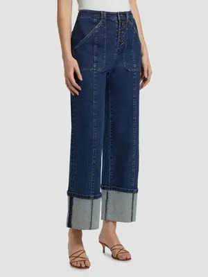 Cinq À Sept Benji Cuffed Flare Jeans