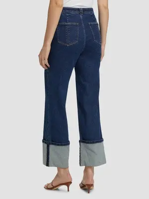 Cinq À Sept Benji Cuffed Flare Jeans