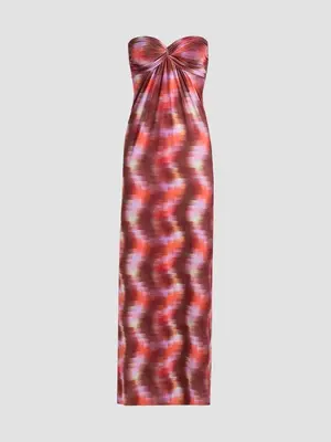 Misa Katrine Strapless Maxi Dress