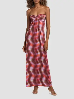 Misa Katrine Strapless Maxi Dress
