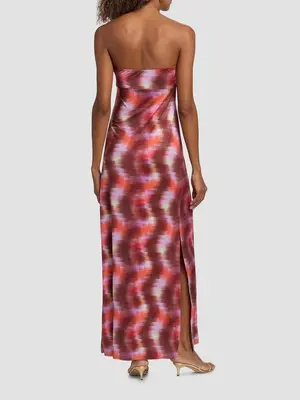 Misa Katrine Strapless Maxi Dress